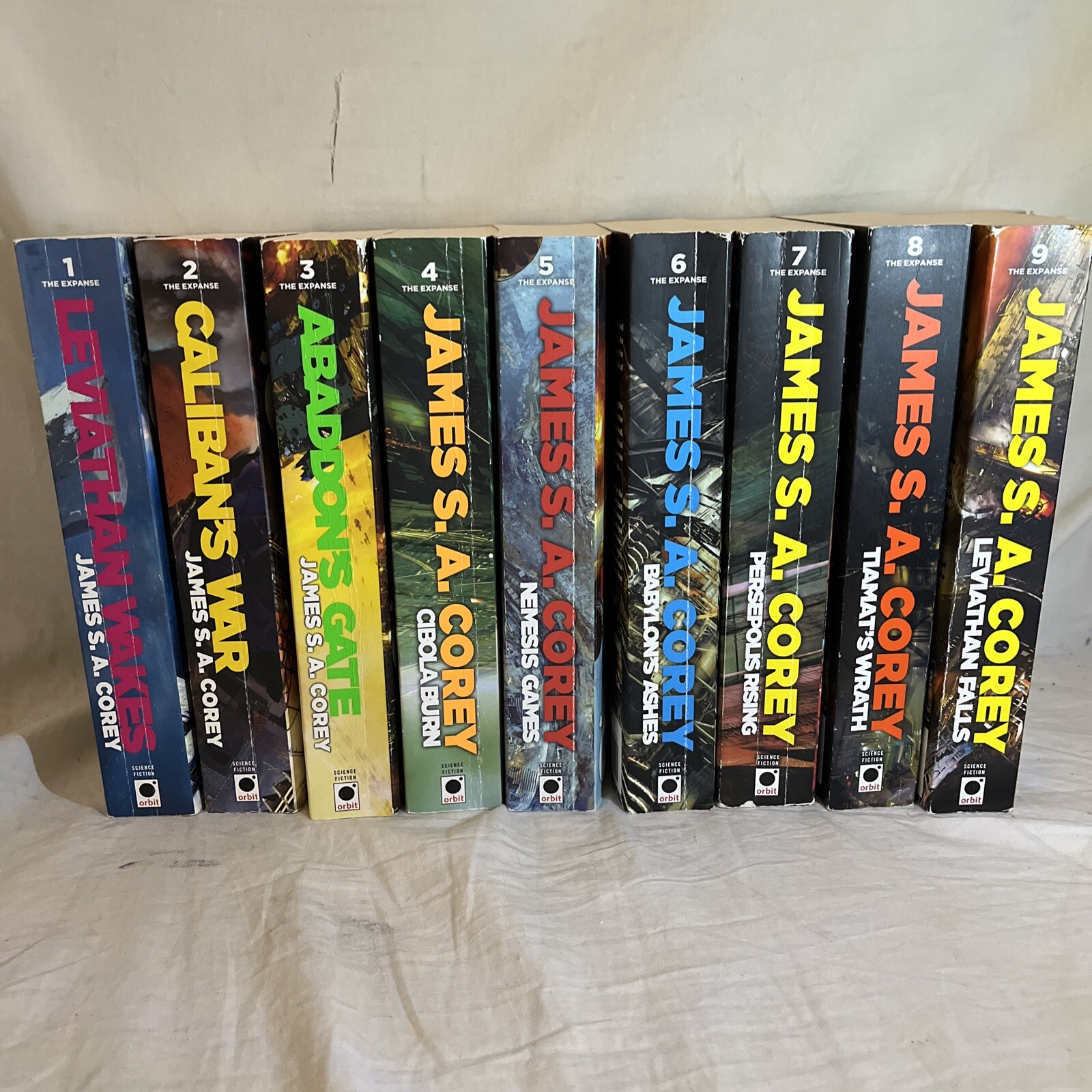 James S.A. Corey The Expanse Series 1-9 Complete Set Collection 9 Books ...