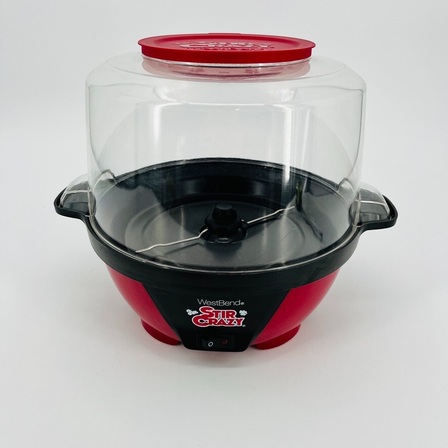 West Bend Stir Crazy 6-Quart Electric Popcorn Corn Popper 82505 | eBay