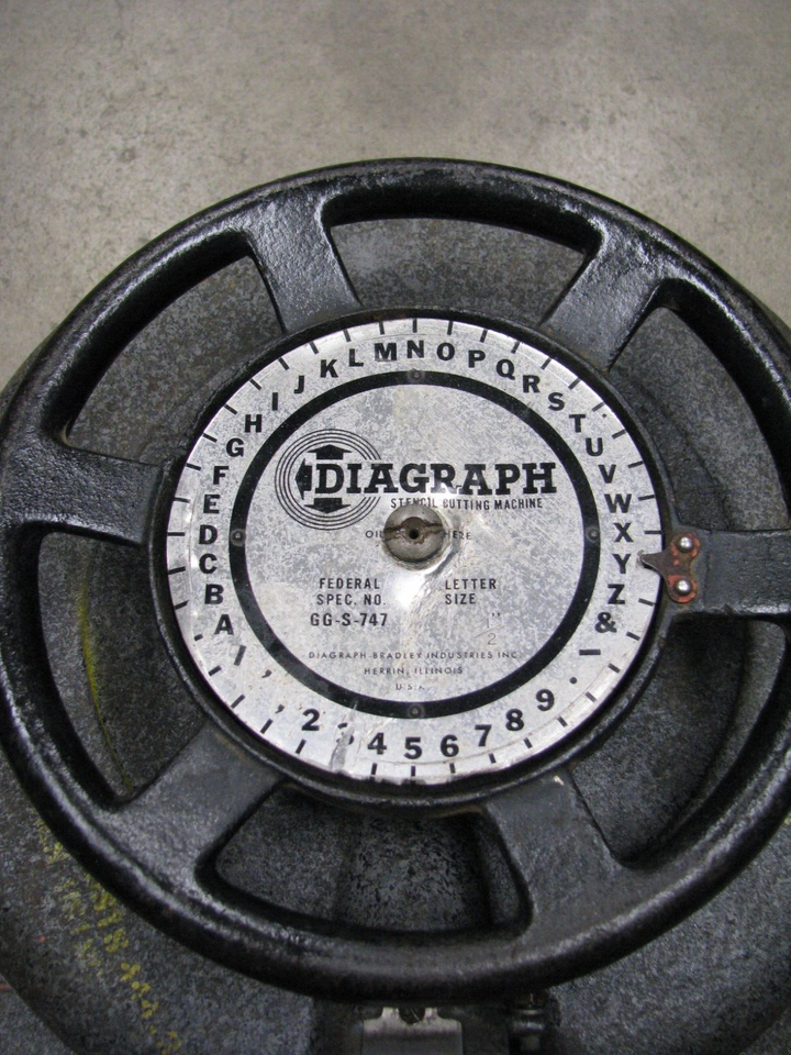 Stencil Cutting Machine DIAGRAPH 1/2" GG-S-747 | eBay