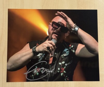GEOFF TATE HAND SIGNED 8x10 PHOTO AUTOGRAPHED QUEENSRYCHE BAND LEAD ...