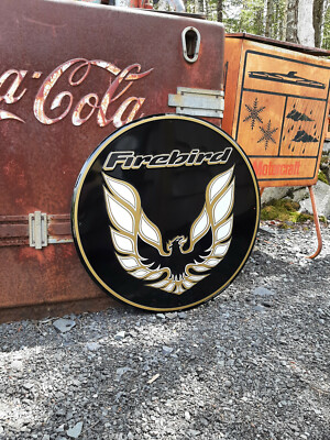 LARGE 24 INCH EMBOSSED VINTAGE STYLE PONTIAC FIREBIRD SIGN | eBay