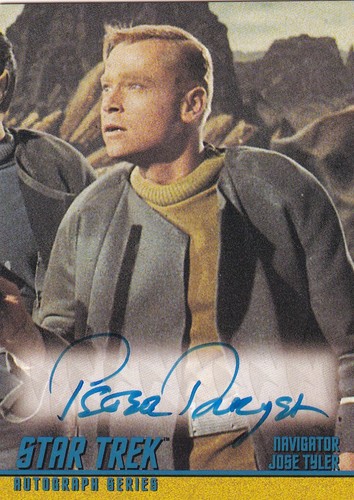 STAR TREK The Original Series (TOS) Autograph A118 Peter Duryea as ...