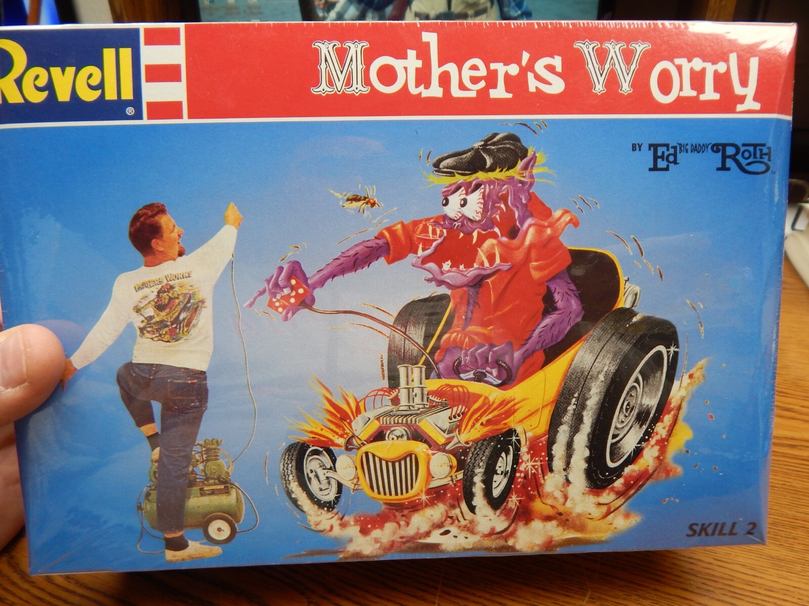 REVELL 7623 MOTHER'S WORRY RAT FINK CAR MODEL KIT NEW IN SEALED BOX 1/ ...