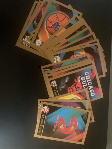 1990-91 Skybox Basketball NBA Team Logo Cards Complete Set-27 cards ...