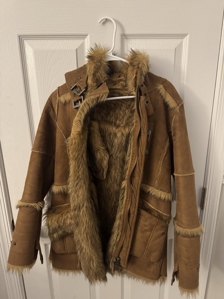 Heaven and Earth Fur Parka Suede Mountain Duffle Eskimo | eBay