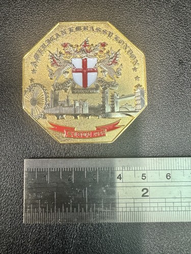 USMC MSG Challenge Coin - London, England | eBay