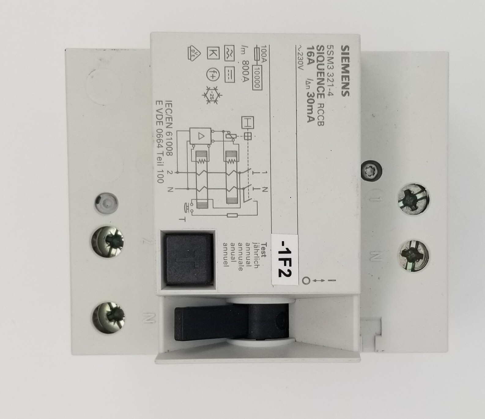 Siemens 5SM3 321-4 RCCB Circuit Breaker, Siquence | eBay