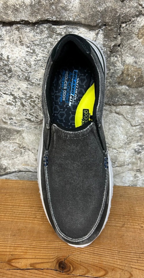 SKECHERS SOLVANO - VARONE 210799 BLACK MENS CASUAL SHOE NEW IN BOX | eBay