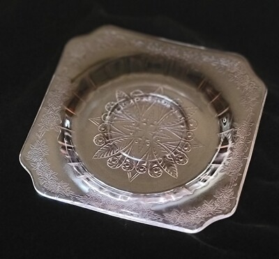 Jeanette Glass Company Adam Pattern 1934 Pink Depression Dinner Plate ...