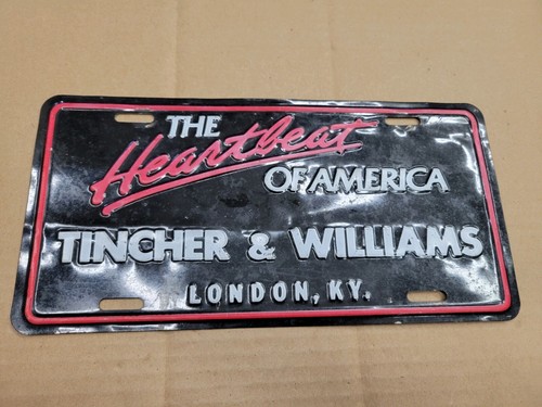 Tincher & Williams Chevy London KY Metal Car Dealership Dealer License ...
