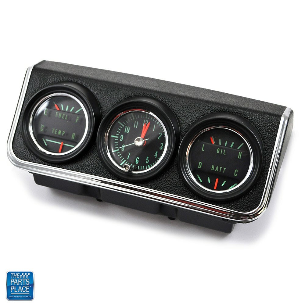 1967 Camaro Console Gauge Cluster Assembly Complete Set Show Quality GM ...