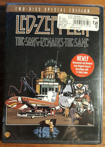 The Song Remains the Same (DVD, 2007, 2-Disc Set, Deluxe Edition ...