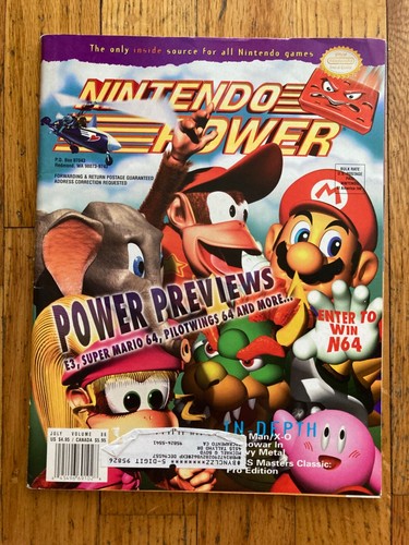 Nintendo Power Magazine Volume 86 July 1996 N64 Previews with Robotech ...