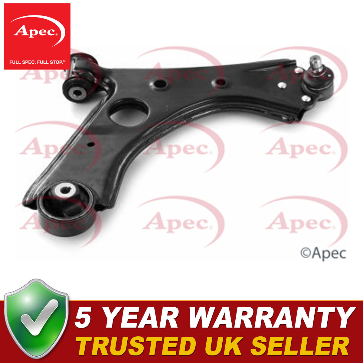 Apec Front Right Lower Track Control Arm Fits Vauxhall Combo Fiat Doblo ...