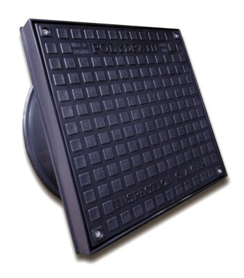 Polydrain 320mm Inspection Chamber cover Square Manhole Drain Cover ...