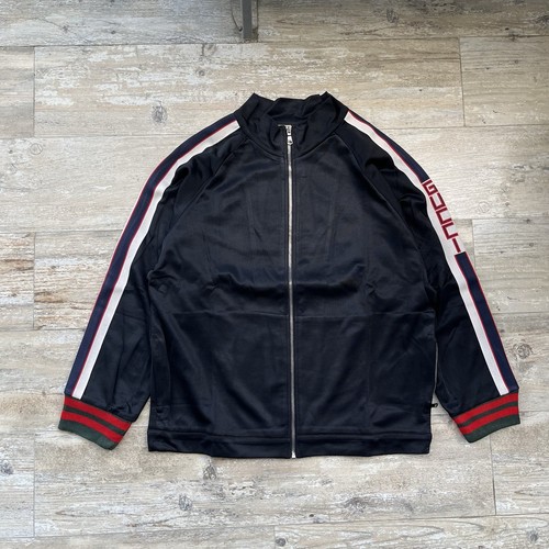 GUCCI TRACKSUIT ZIP-UP JACKET - Black, size L / XL | eBay