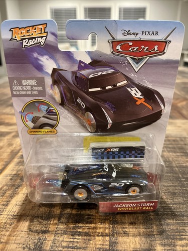 Disney Cars Mattel Rocket Racing Jackson Storm with Blast Wall New | eBay