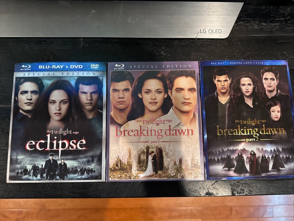The Twilight Saga Complete 5-Movie Collection Blu-ray DVD Set | eBay
