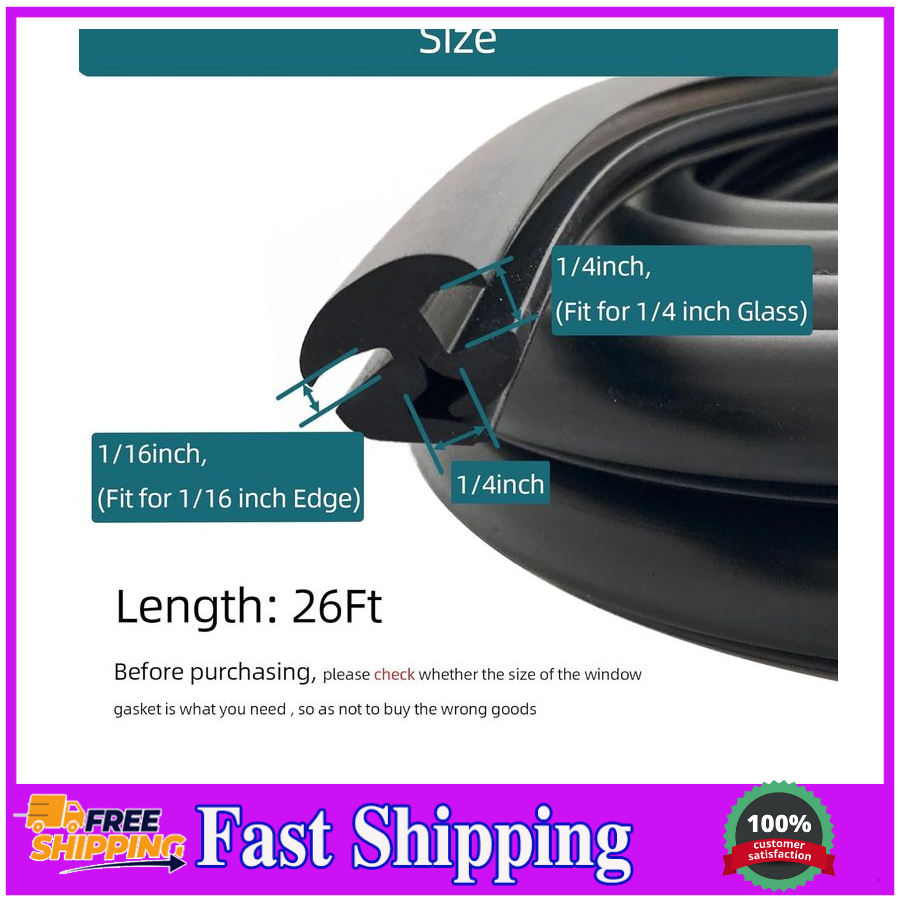 EPDM Dense Rubber Window Locking Gasket, Weather Stripping Seal for ...
