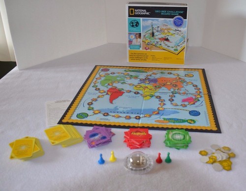 Geo Bee Challenge Board Game National Geographic 2003 72348314255| eBay