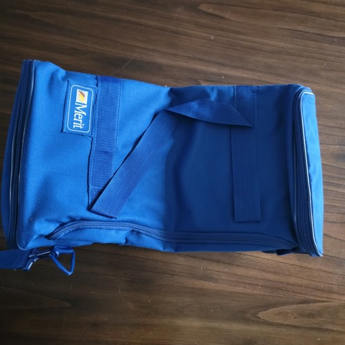 Vintage Brand New Unisex Rare 80’s Merit Logo Blue Duffle/Travel Bag ...