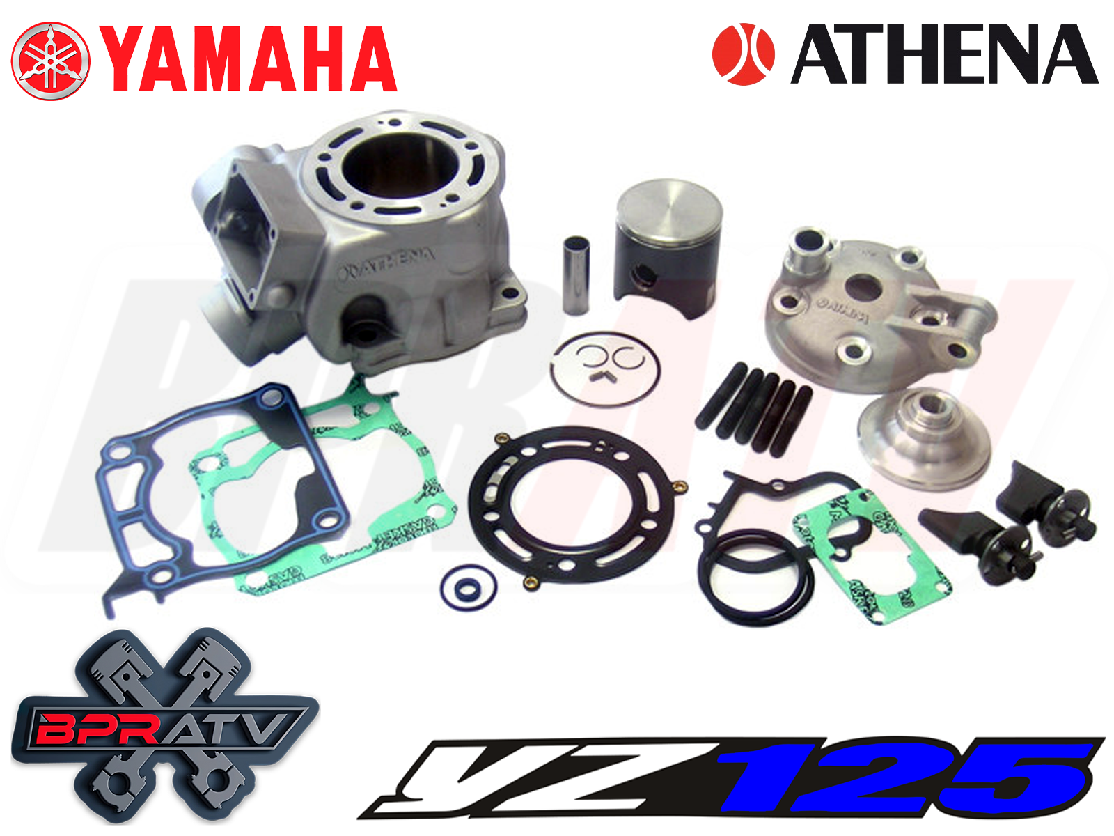 97-04 Yamaha YZ125 YZ 125 58mm 144cc Athena Big Bore Cylinder Top End ...