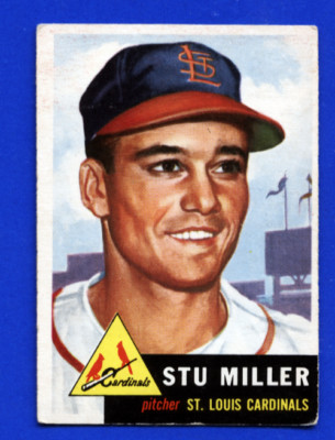 1953 Topps Baseball #183 Stu Miller RC - St. Louis Cardinals Ex | eBay