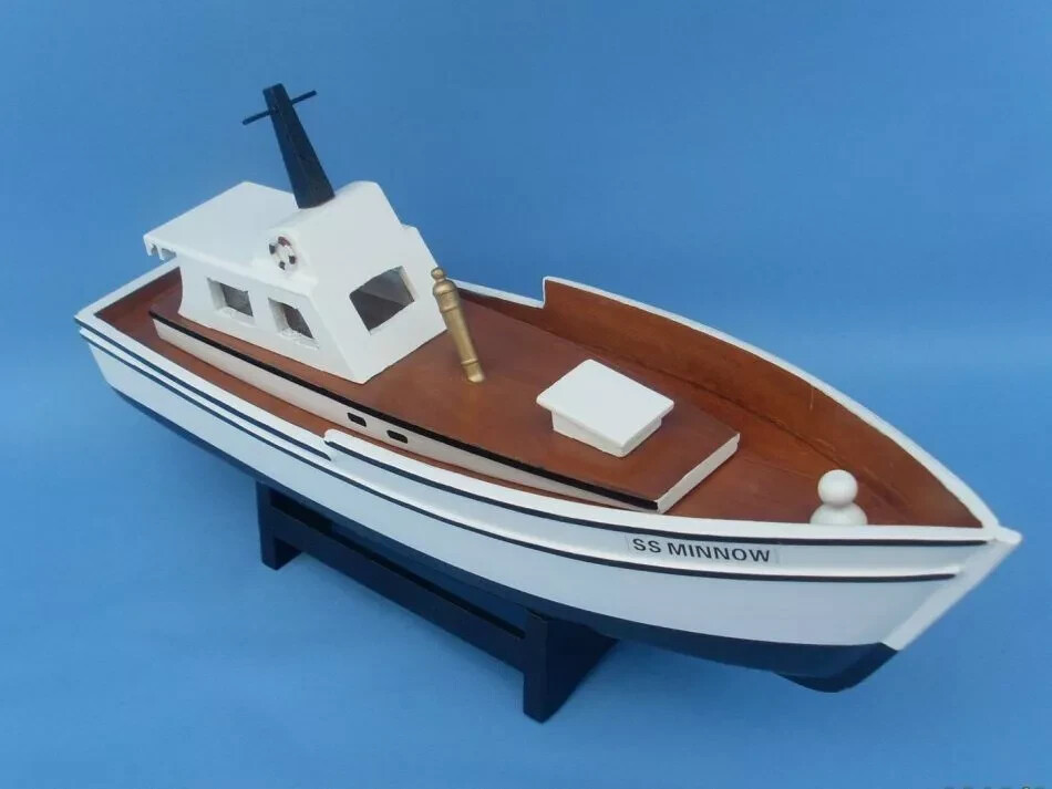 Gilligan's Island SS Minnow Replica Wooden Model Ship Boat 14" Fully ...