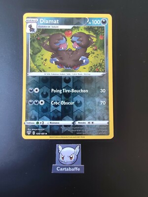 Carte Pokémon Diamat 109/189 Reverse EB03 Ténèbres Embrasées | eBay