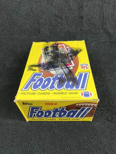 1984 Topps NFL Football Unopened 36 Packs Wax Box Marino Elway RC HOF's ...