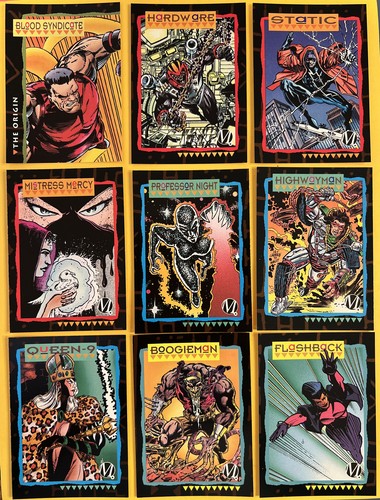 1993 DC Comics Milestone Complete Set Of 100 Trading Cards w/checklists ...
