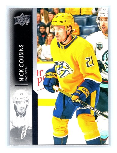 2021-22 Upper Deck HOCKEY #350 Nick Cousins Nashville Predators | eBay