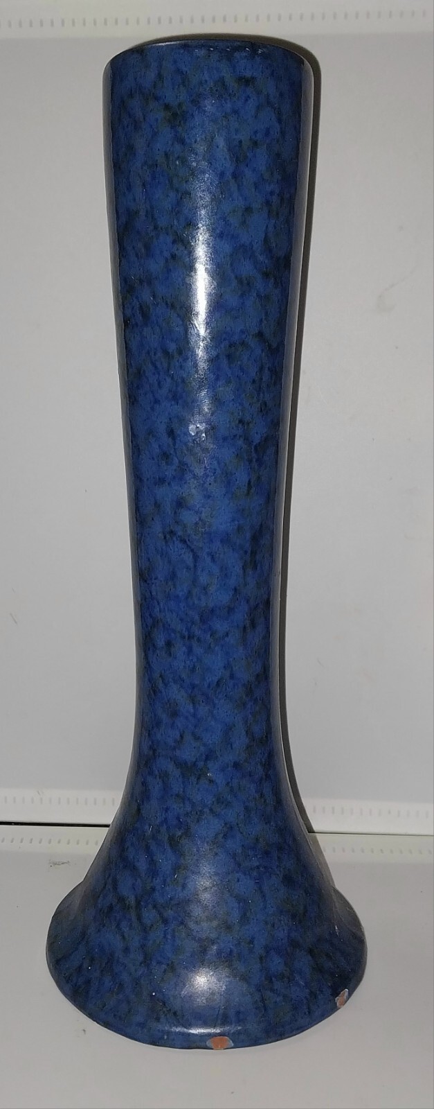 Peters & Reed Pottery Vase Zane Zanesville 12" Mottled Blue 1930s Wide ...