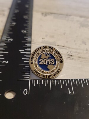 University of Washington Combined Fund Drive donor Pin Hat Lapel sg | eBay