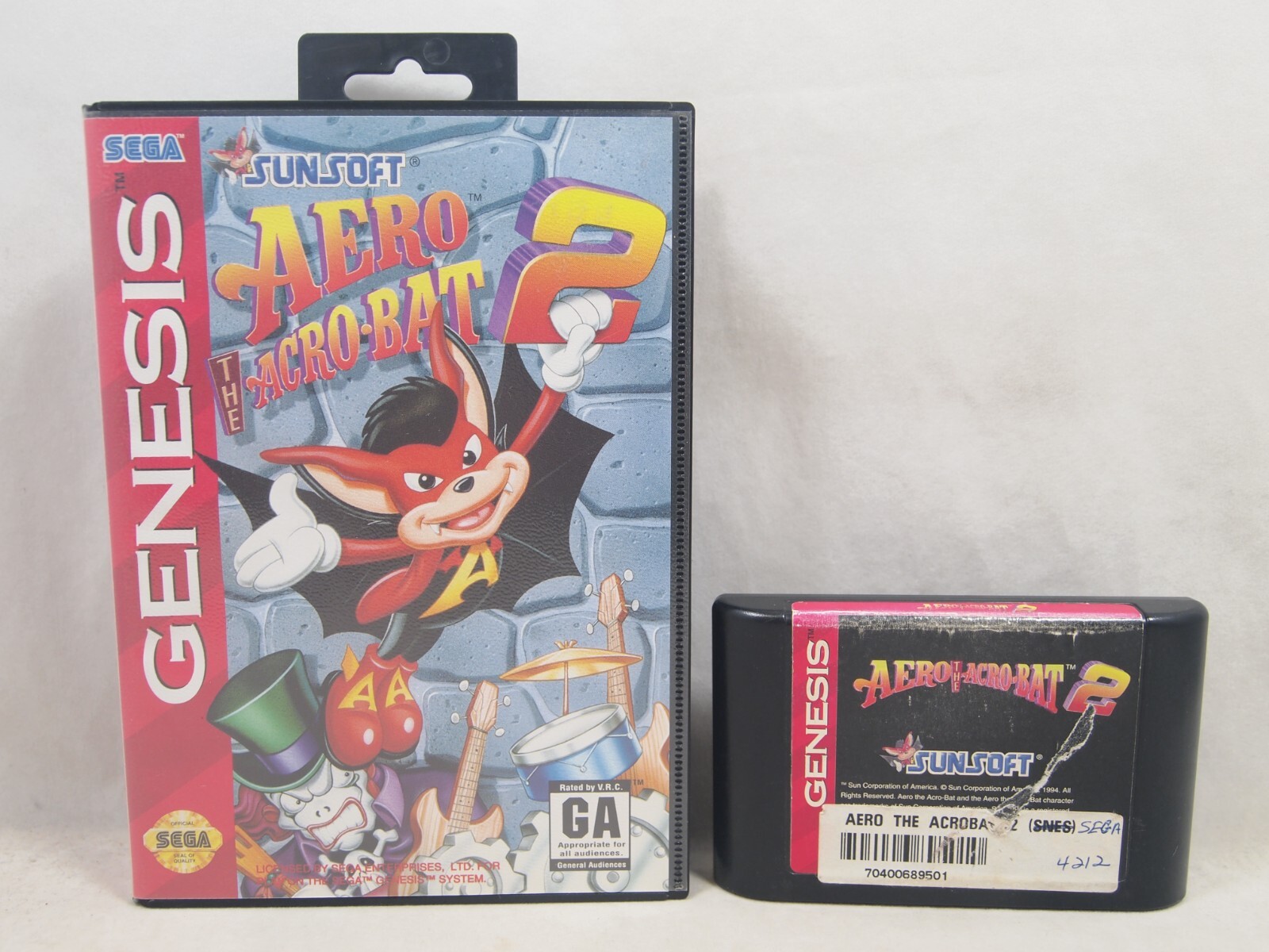 Aero the Acrobat 2 (Sega Genesis, 1994) for sale online | eBay