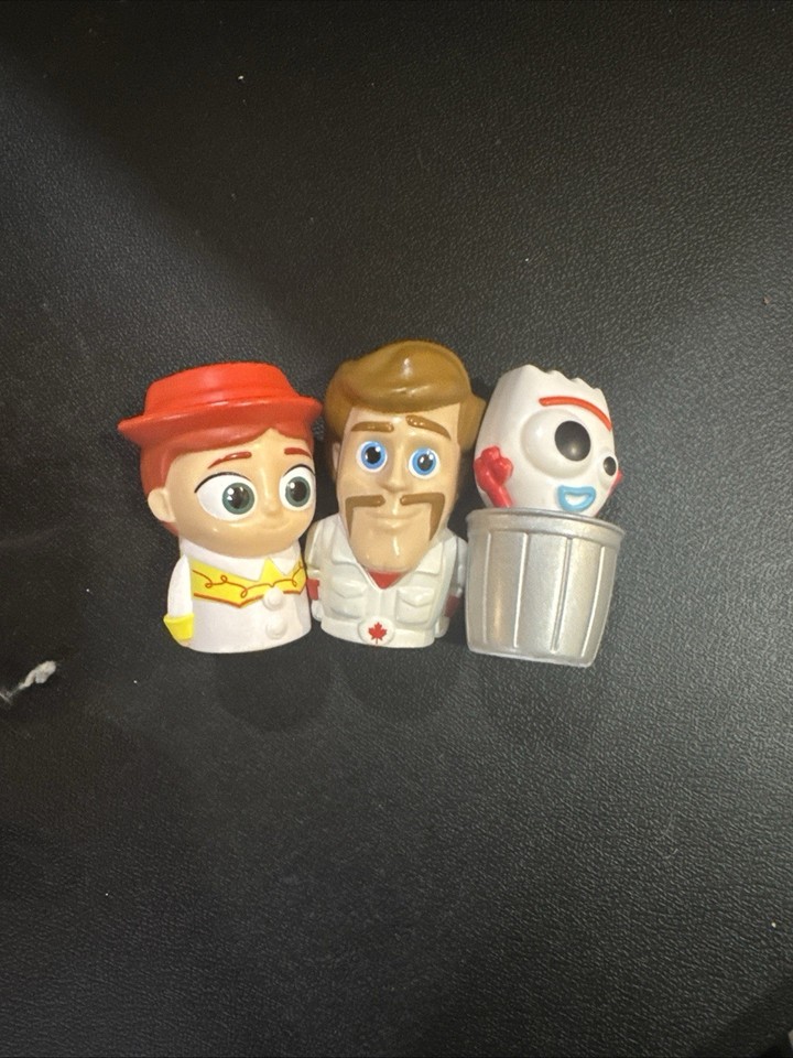 Disney Pixar Toy Story 4 Finger Puppets 3 Pack Jessie Forky Duke Caboom ...