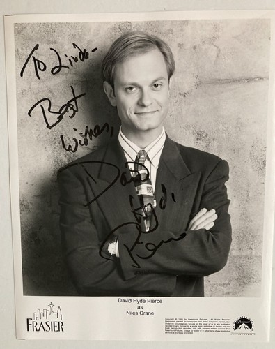 David Hyde Pierce Autographed Signed 8 X 10 Glossy B&W Press Release | eBay