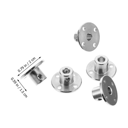 10 Pcs Motor Coupler Connector Flange Shaft Coupling Guide Bearing ...