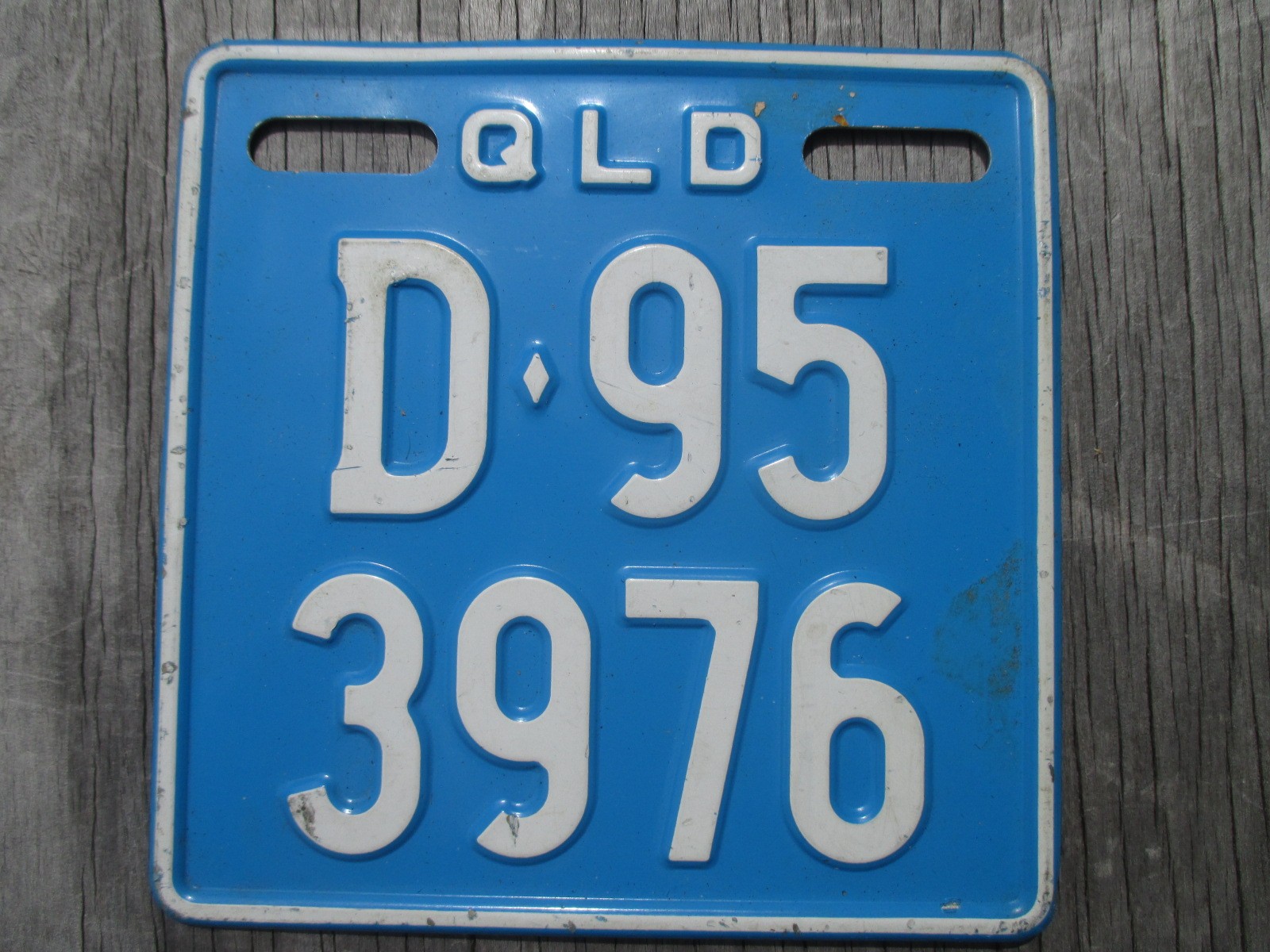1995 Queensland DEALER plate D95/3976 blue license plate | eBay UK