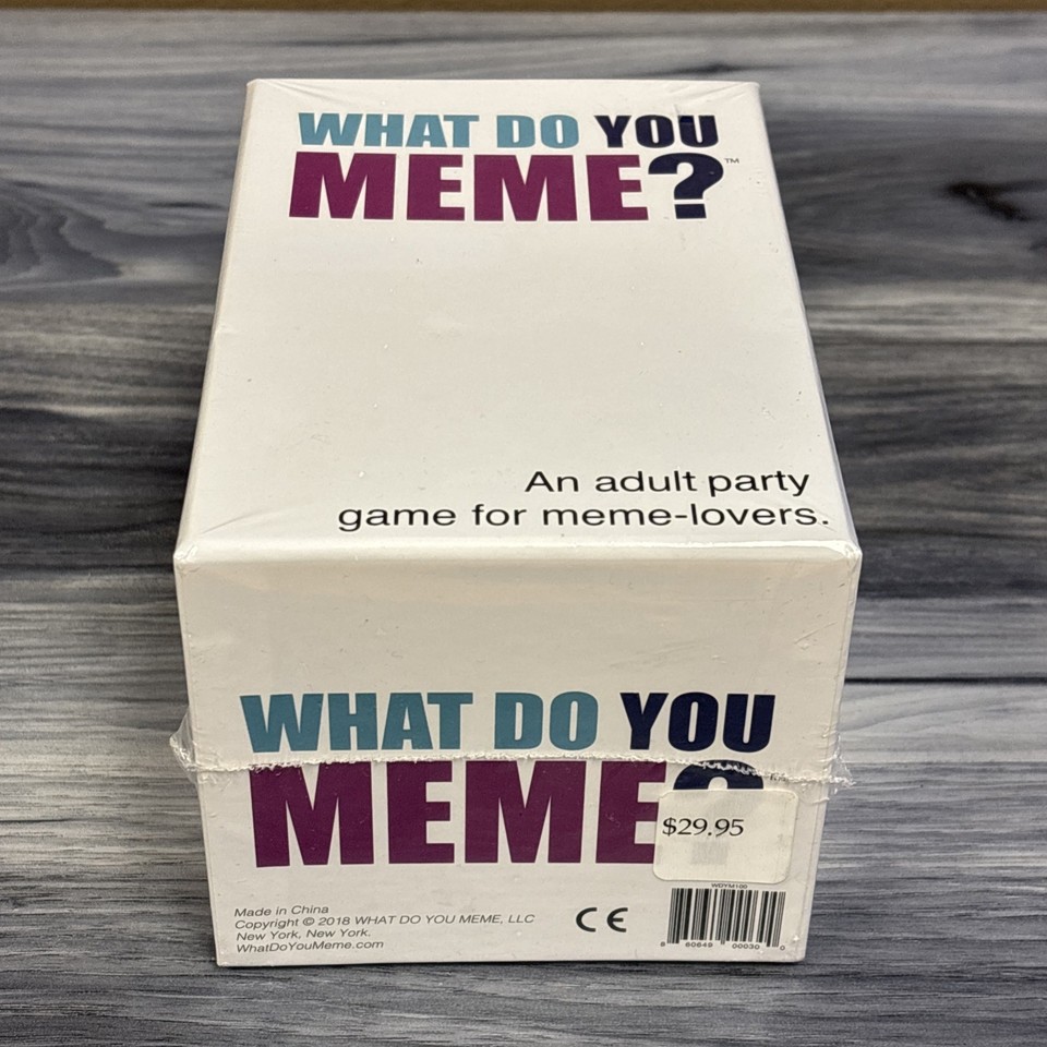 What Do You Meme? Adult Party Game For Meme-lovers 17+ New Sealed | eBay