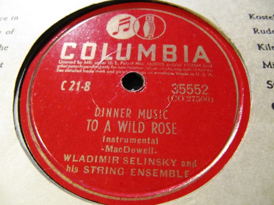 RUSSIAN Wladimir Selinsky String Ensemble LA ROSITA DINNER MUSIC ...