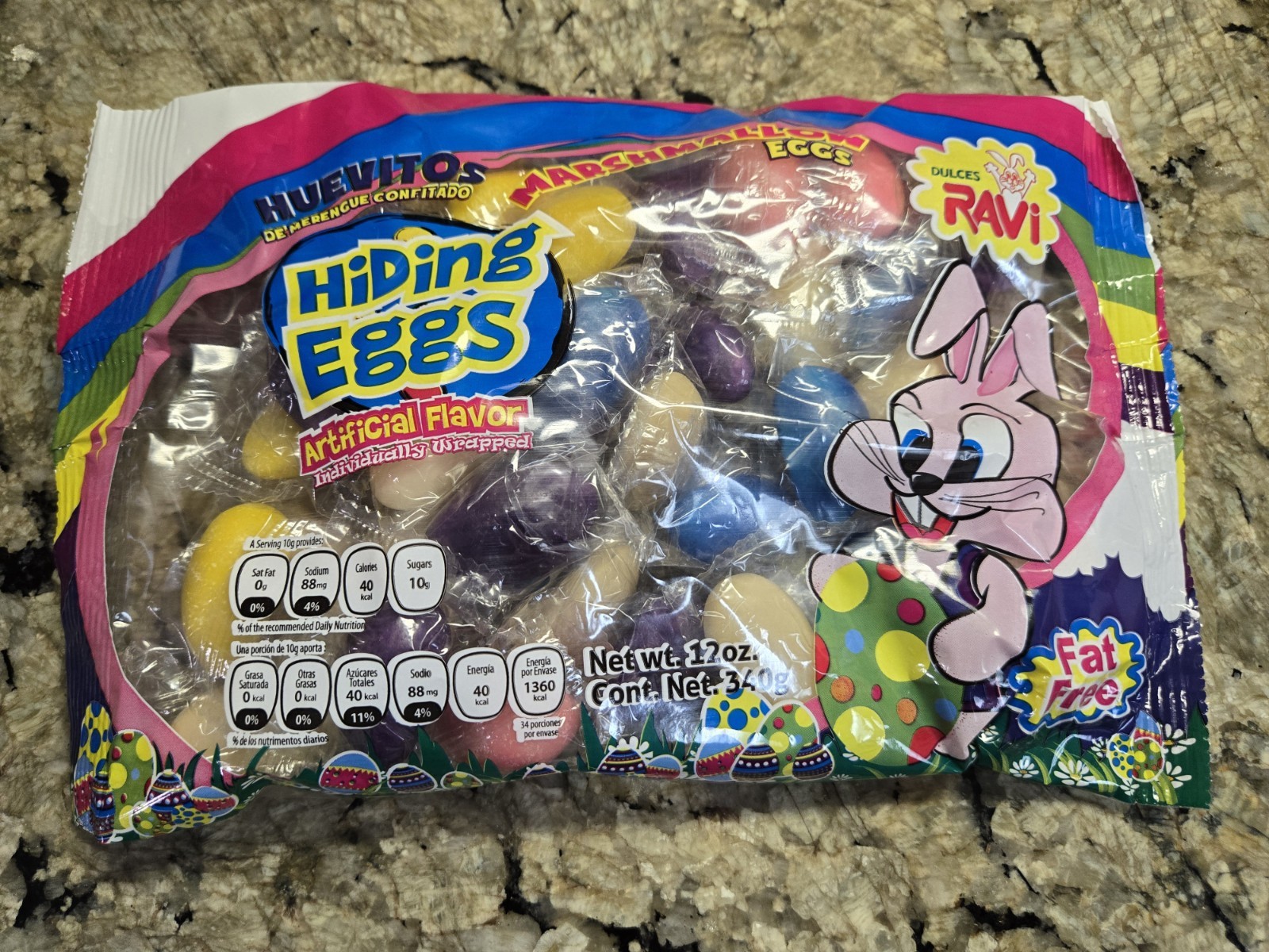 Hard To Find Easter Hiding Eggs Candy 12oz bag Marshmallow Eggs Hide ...