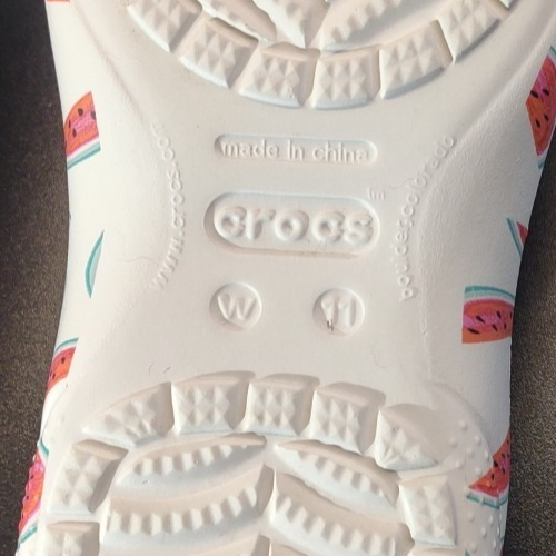 Crocs Freesail Clogs Women's Size 11 White Red Watermelon Comfort Slip ...