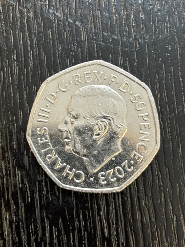 RARE 50p coin Uncrowned King Charles | eBay UK