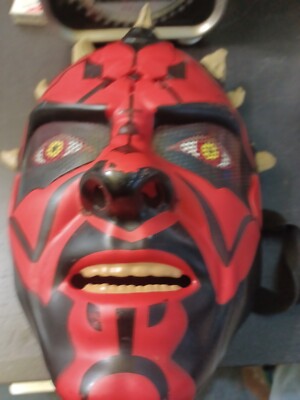 Star Wars Darth Maul Electronic Talking Mask Helmet 2011 Hasbro Phantom ...