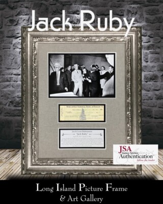 Jack Ruby Signed Check Display Shooting Lee Harvey Oswald Custom Framed JSA LOA | eBay