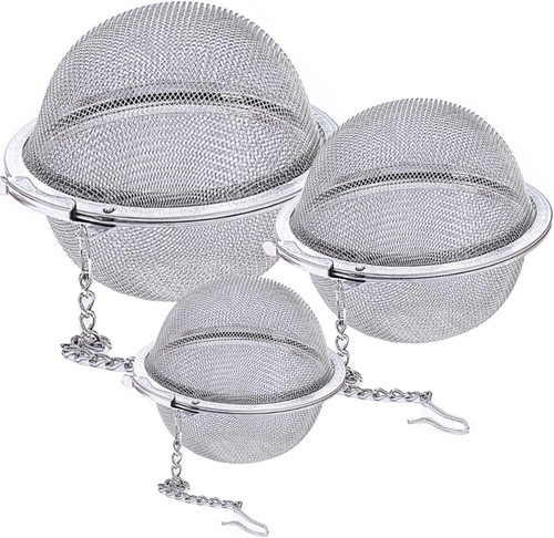 Stainless Steel Mesh Tea Ball Extra Fine Mesh Tea Infuser for Loose ...