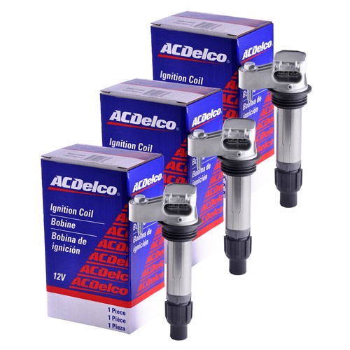 Set of 3 AcDelco Ignition Coil BS-C1555 For Cadillac Saab Chevrolet GMC ...