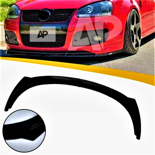 VW Golf MK5 GTI GT TDI Front Gloss Black Splitter Spoiler Lip Body Kit ...