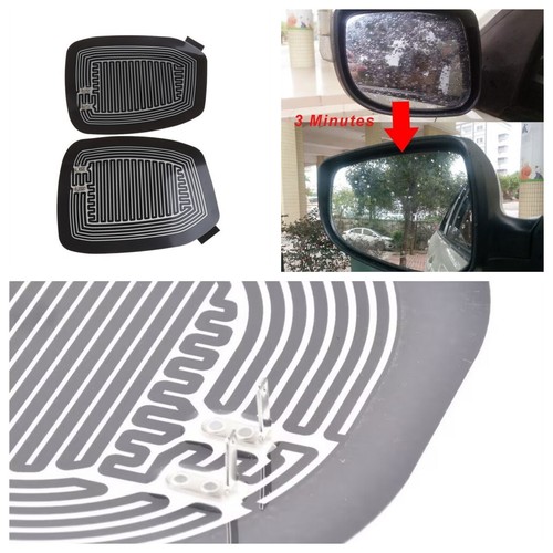 Car Side Mirror Glass Heater Defogger Heating Pad Rain Evaporator 12V ...